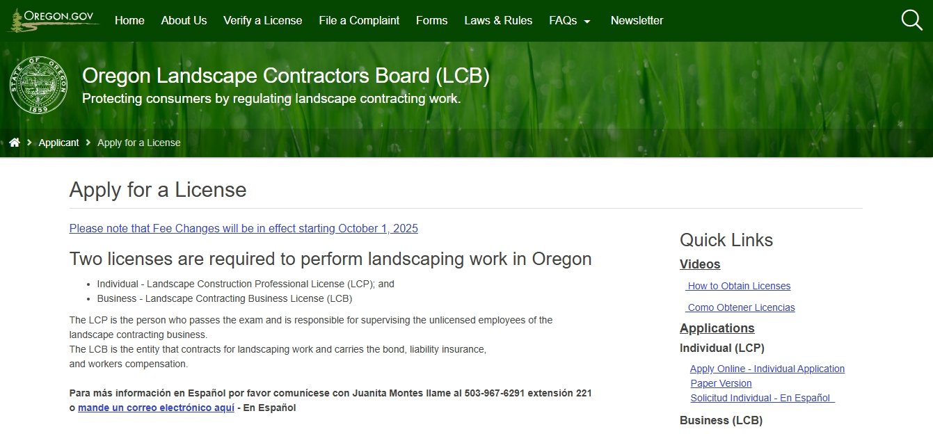 How To Start A Landscaping Business In Oregon: Licenses, Certifications ...